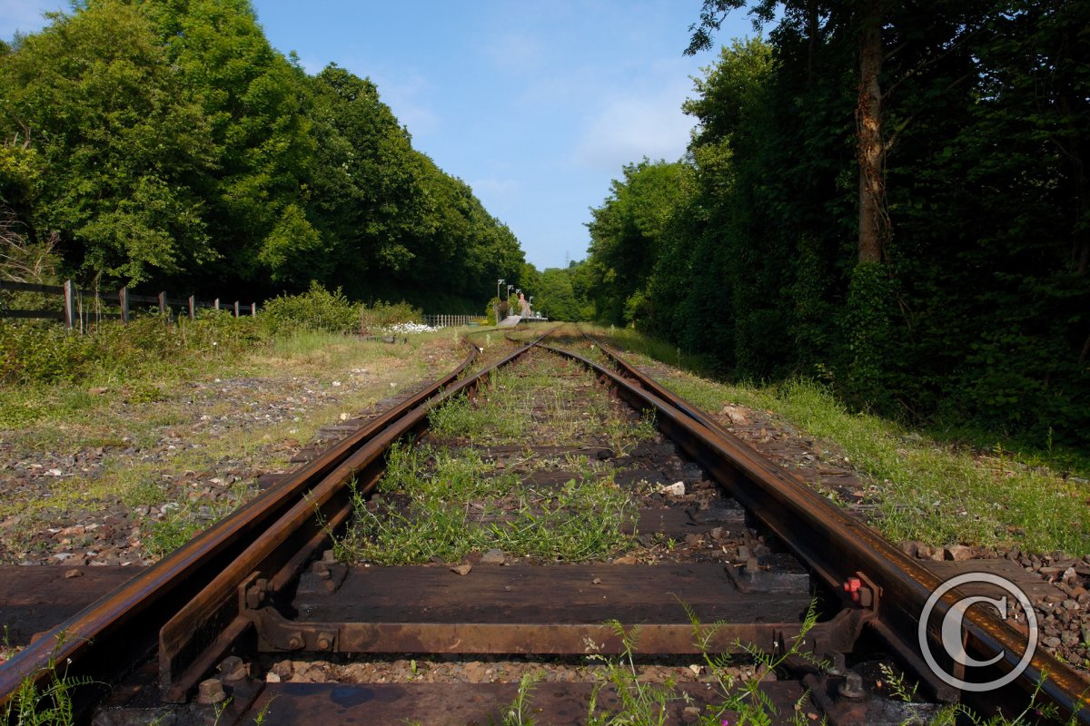 Old railway tracks at Boscarne Junction station | Camel Trail ...